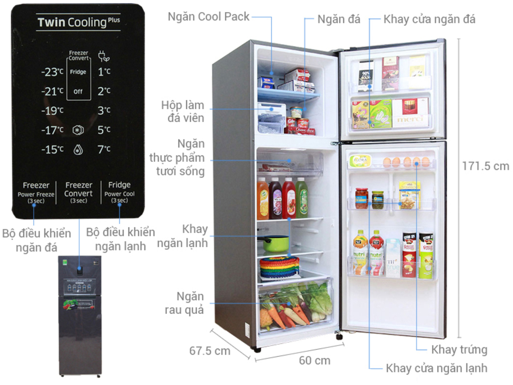 Tủ lạnh samsung 320 lít sang trọng nhà 3 người không nên bỏ qua ...