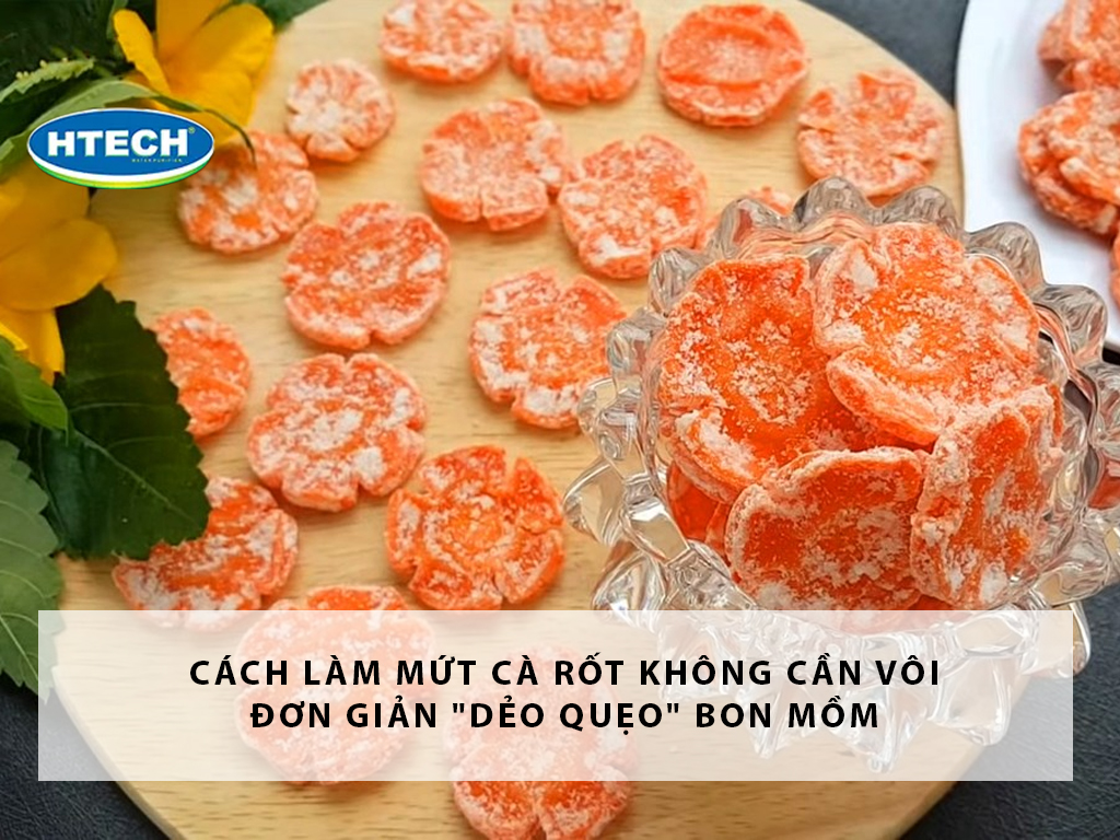 Cách làm mứt cà rốt không cần vôi đơn giản "dẻo quẹo" bon mồm ...
