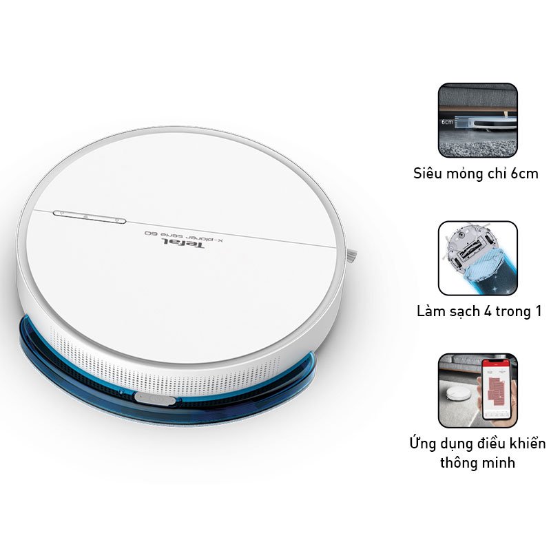 Robot hút bụi lau nhà Tefal RG7447WH | Điện máy HTech